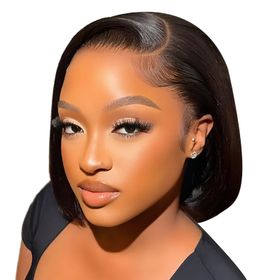 Geebuy Affordable Straight Ear To Ear Wig Full Frontal Glueless Wig ...