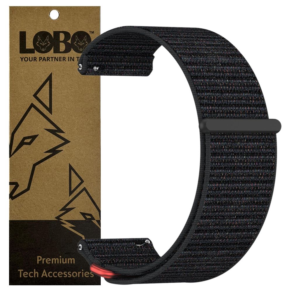 LOBO 24mm FastFit Nylon Velcro Strap Compatible With Garmin Venu X1 ...