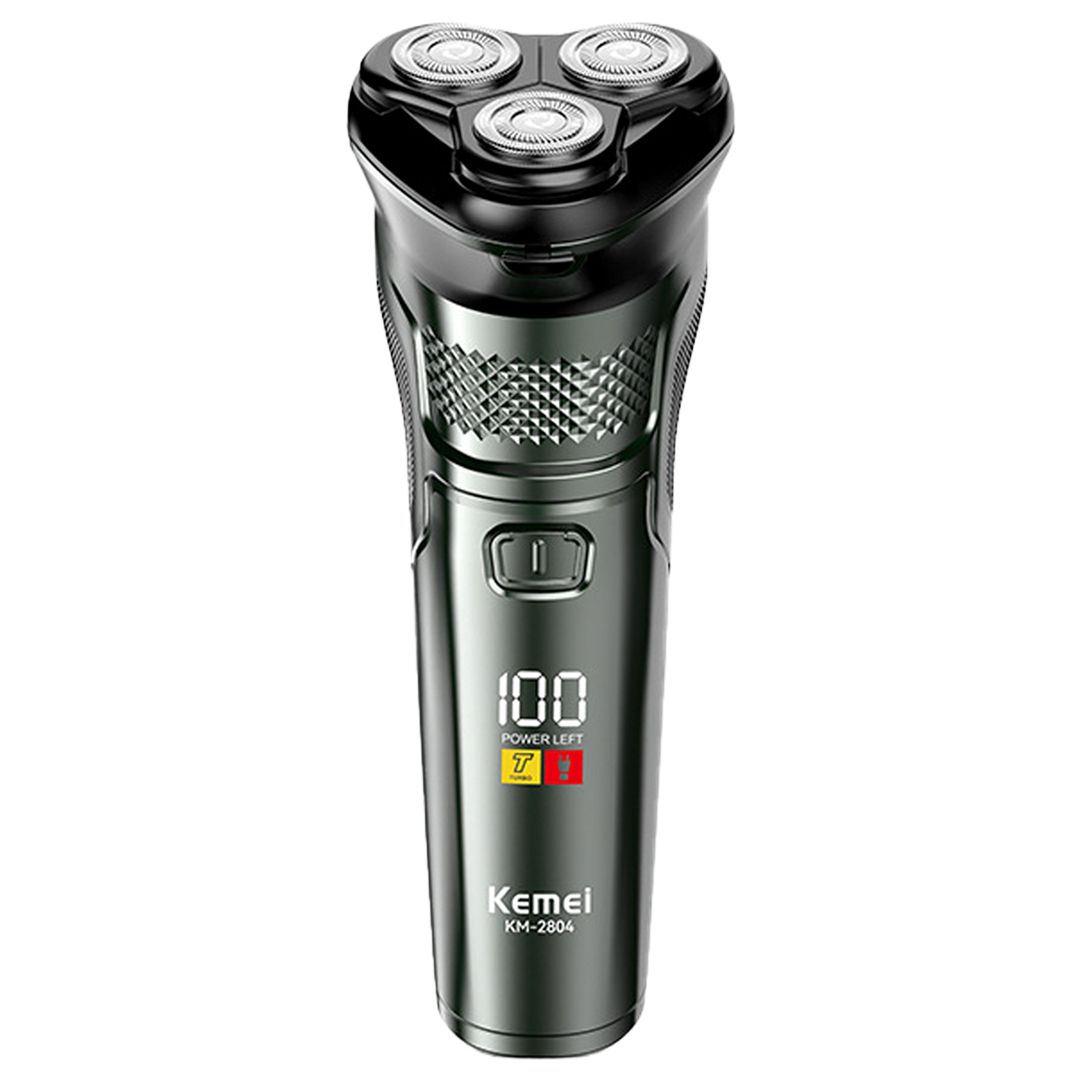 Electric Shaver Razor Waterproof Floating 3-Blade Rechargeable LCD for ...