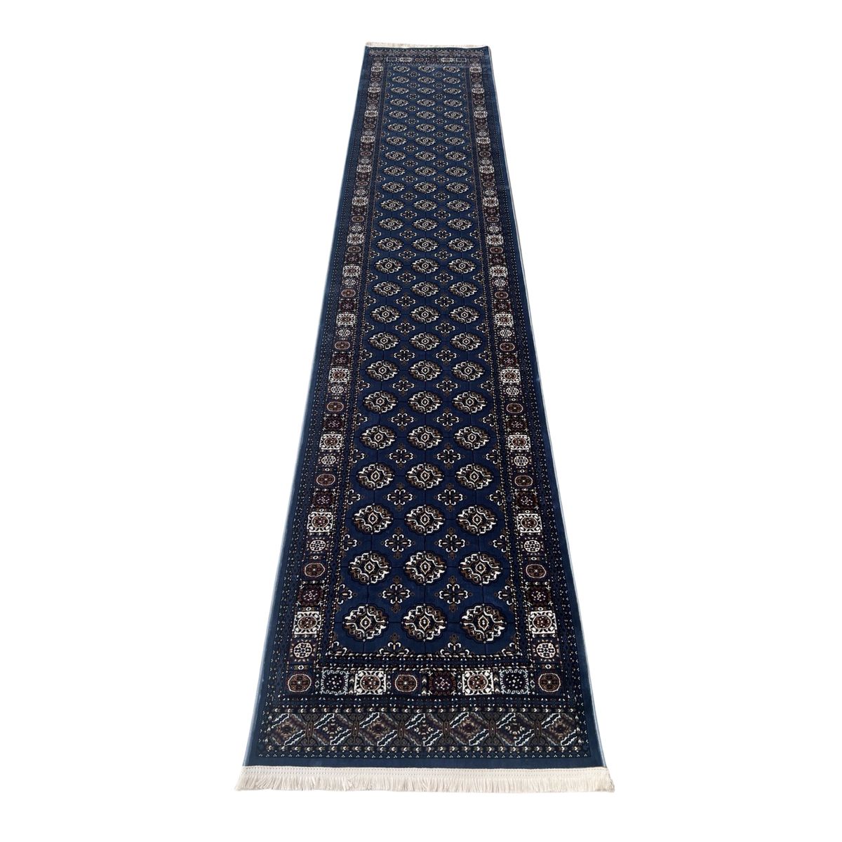 ROYAL RUGS Blue Bukhara Machine Made Passage Runner | Shop Today. Get ...