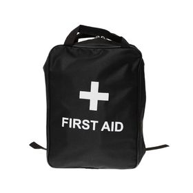 Regulation 7 First Aid Kit in Black Grab Bag With Back Straps | Shop ...