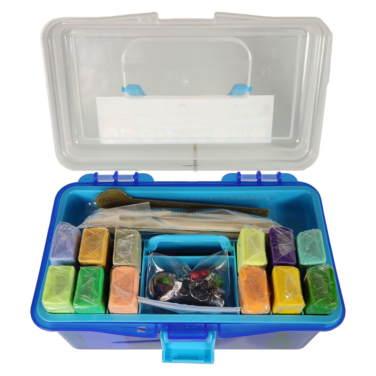 YB Sparkle - 62 Colors Polymer Clay Kit with Accessories & Storage Box ...