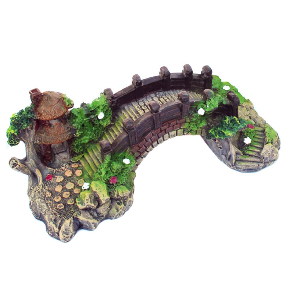 Pet Hobby Indoor Aquarium Fish Tank Bridge Ornament Decoration | Shop ...
