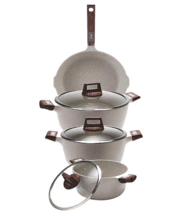 Premium 7 Pieces Nonstick Multi-Cookware Pot / Casserole Set | Buy ...