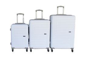 3 Piece Durable ABS Hard-Shell Suitcase Luggage Set with Locks | Shop ...