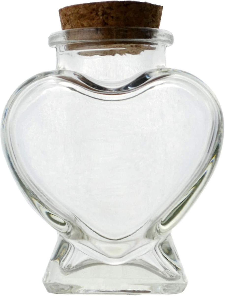 Mini Heart Shape Glass Bottle - Set of 4 | Shop Today. Get it Tomorrow ...