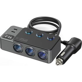 8 in 1 Car 3 Way Cigarette Lighter Socket Splitter | Shop Today. Get it ...