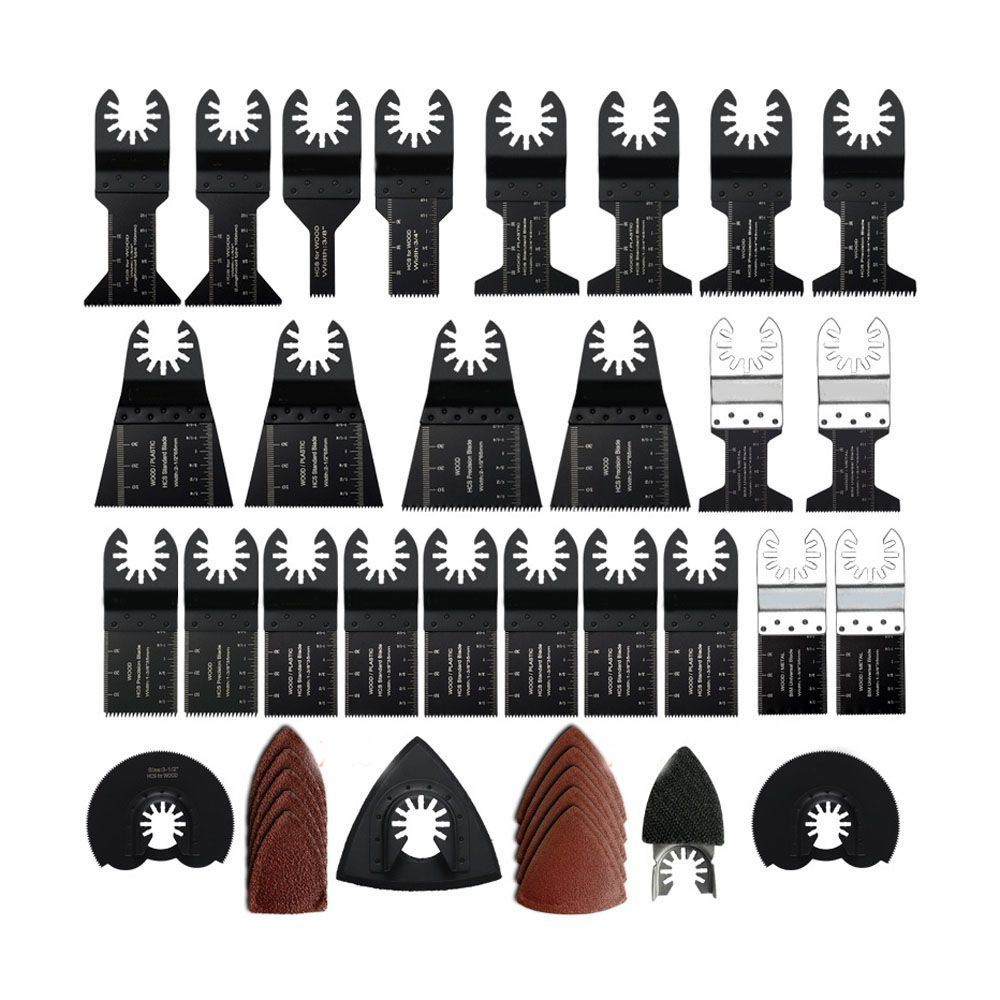 68 Piece Oscillating Tool Blades Multitool Saw Blades Accessories Kit ...