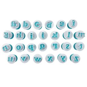 26 Piece Push Easy Mini Lowercase Alphabet Letter Cookie Cutter | Shop ...