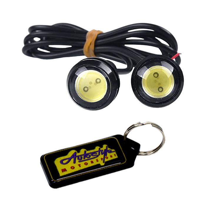 Eagle Eye Mini LED Drop Light Bulbs 23mm - White & Gel Key Holder ...