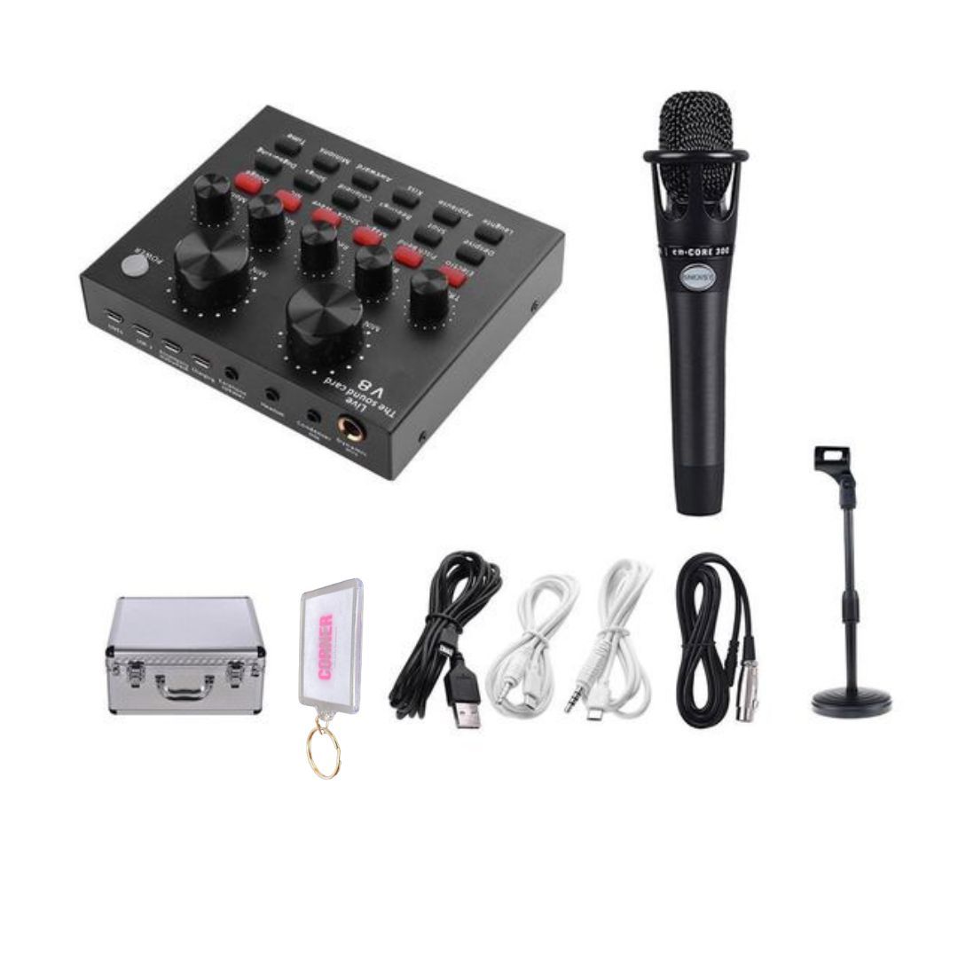 V8 Live Sound Card with Microphone | Shop Today. Get it Tomorrow ...