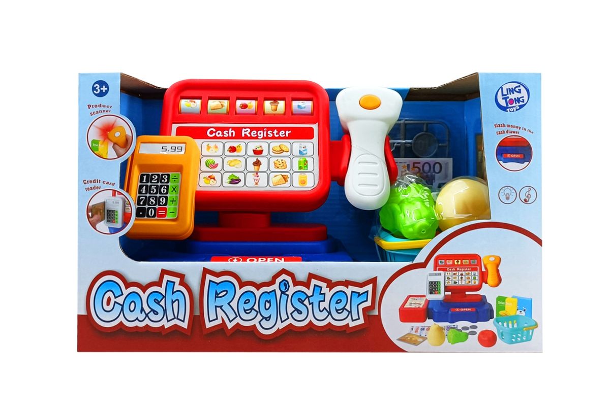 Battery-Operated Cash Register with Product Scanner | Shop Today. Get ...