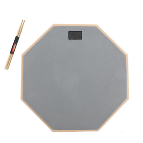 12 Inch Double Sided Drum Practice Pads For Beginner-Gray | Shop Today ...