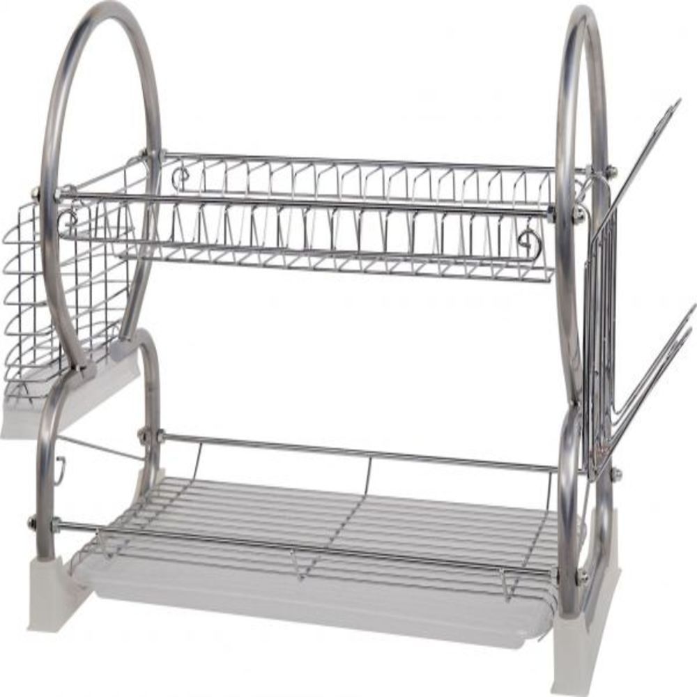 2 Layer Silver Dish Rack | Shop Today. Get it Tomorrow! | takealot.com