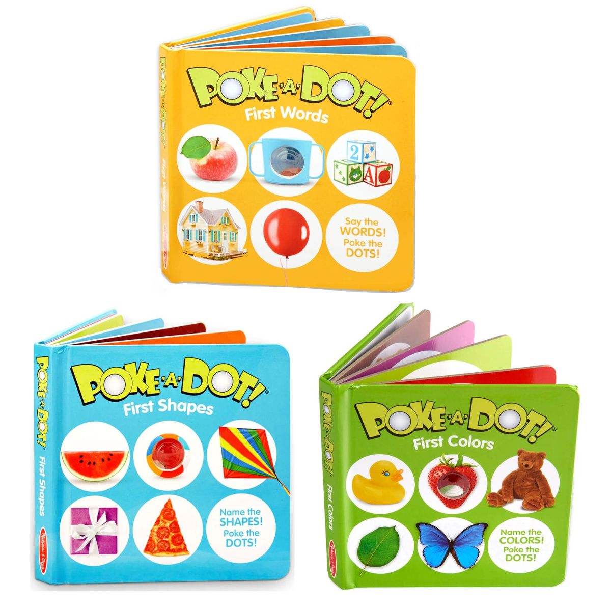 Melissa & Doug Poke-A-Dot: First Colours, Shapes & Words Bundle | Shop ...