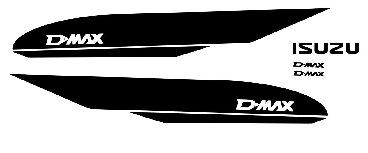 Door sticker set compatible with Isuzu DMax | Shop Today. Get it ...