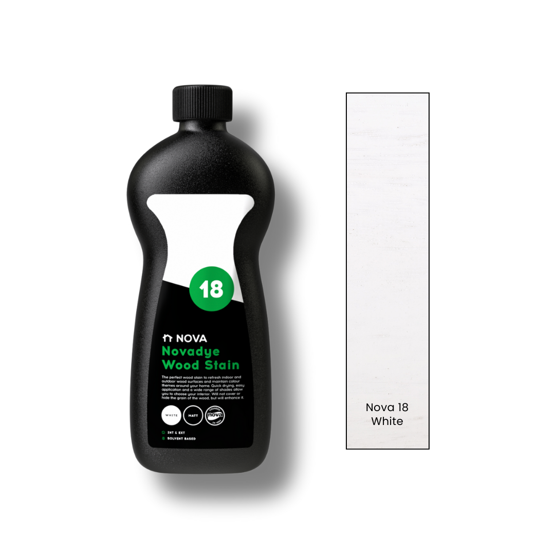 Nova 18 Novadye Wood Stain - White 500ml | Shop Today. Get it Tomorrow ...
