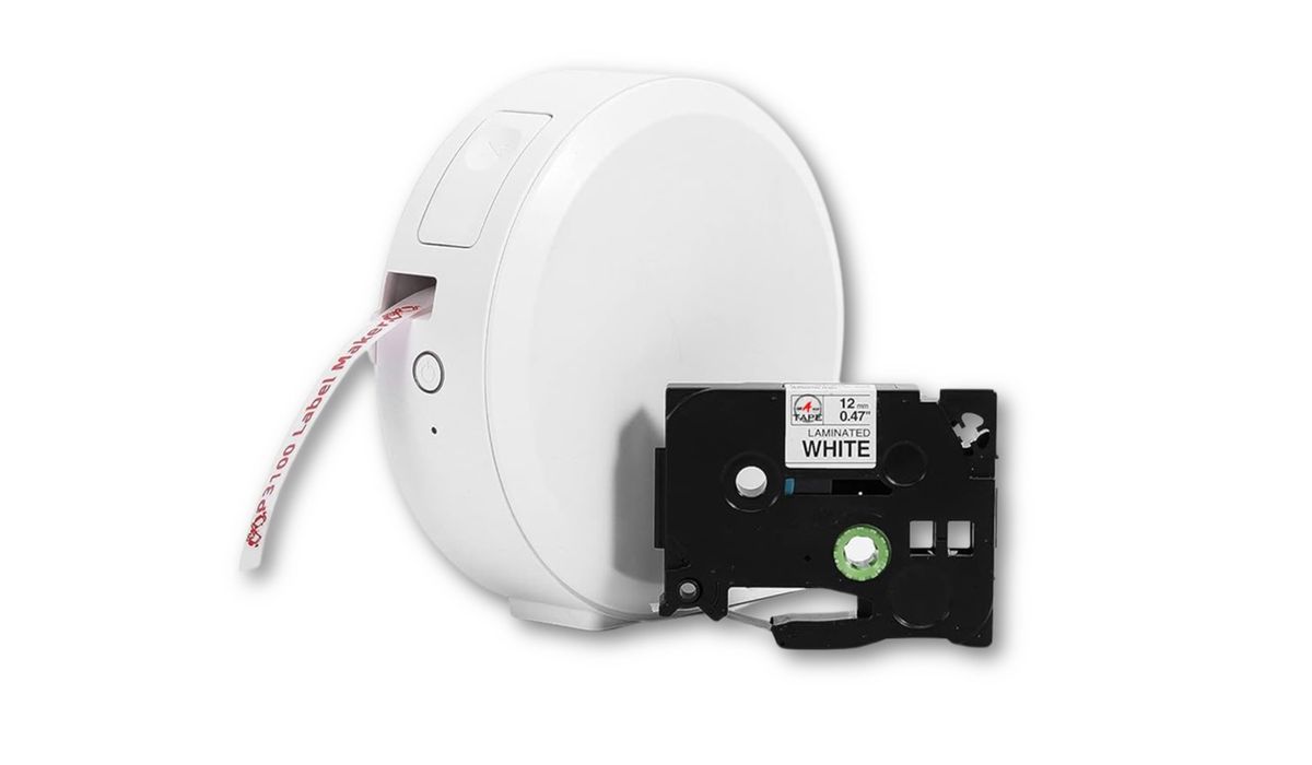 MR A TECH Portable Label Maker Wireless Compatible Brother tapes 6,9 ...