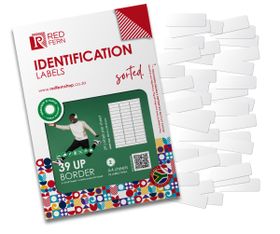 Redfern Identification 39up A4 Self-Adhesive Label Pack (With Clear ...