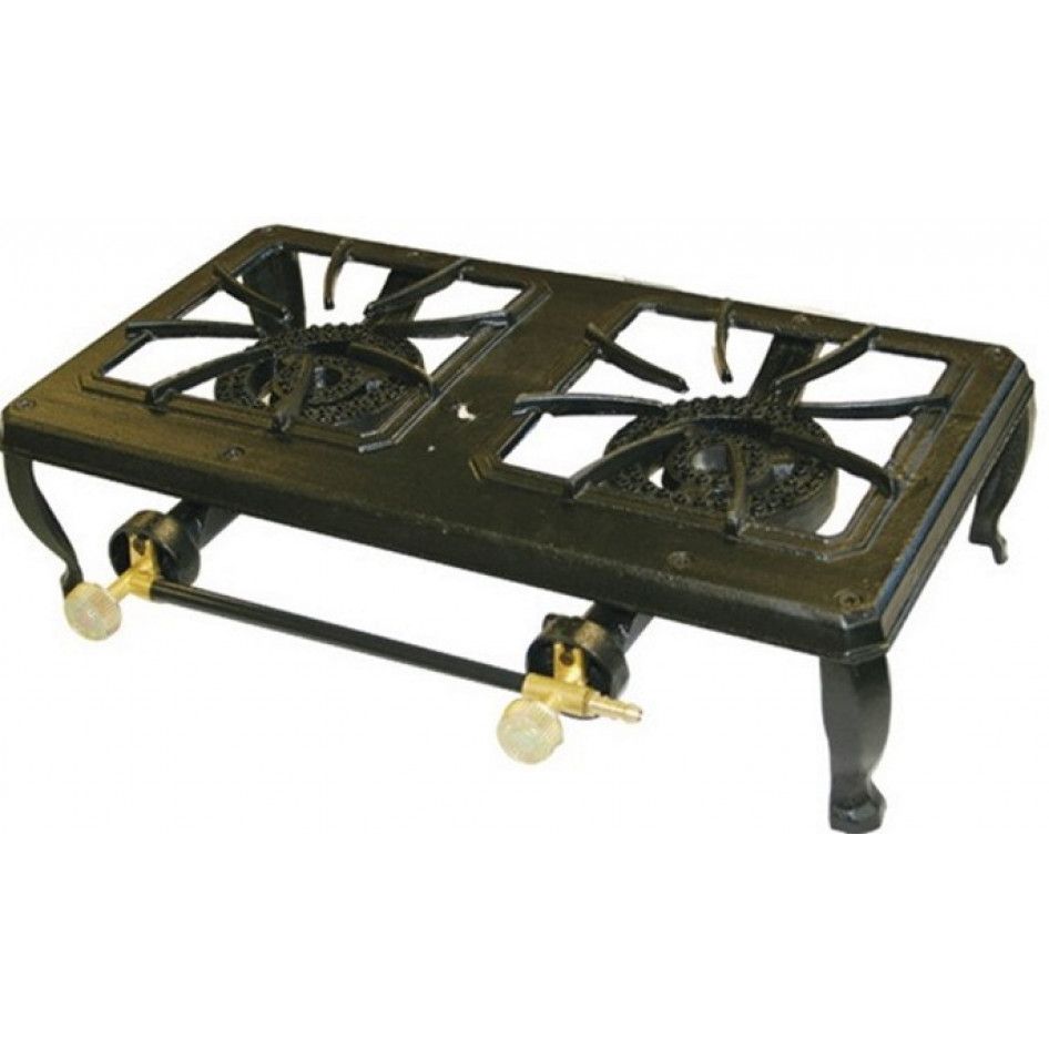 Totai - 2 burner Gas Boiling Table - Cast Iron | Shop Today. Get it ...