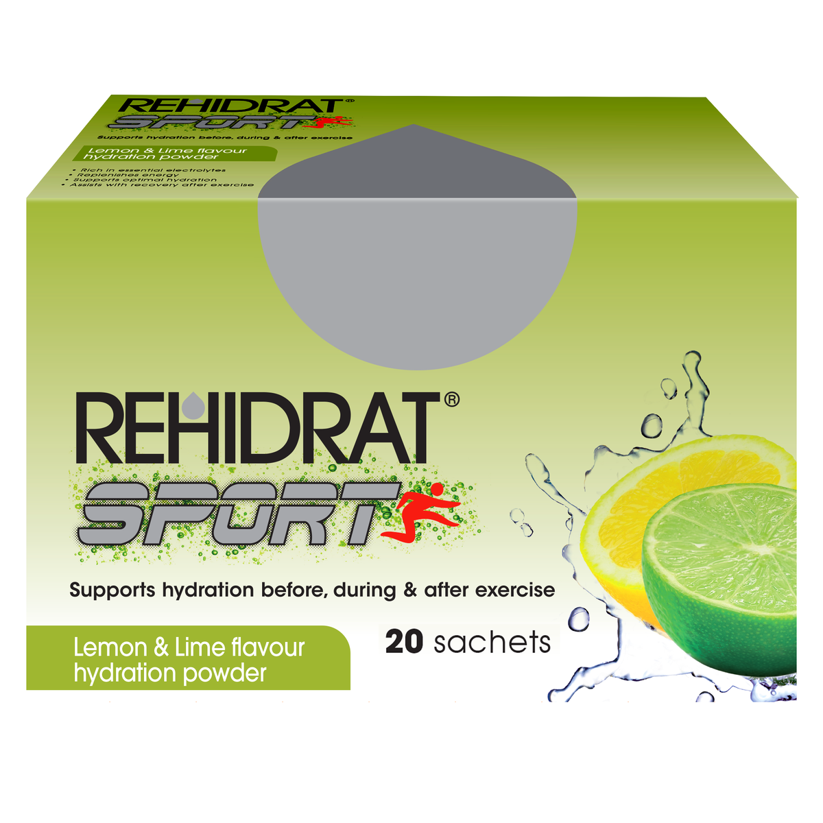 Rehidrat Sport, Oral Electrolyte Mixture, Lemon & Lime, 14g x 20 ...