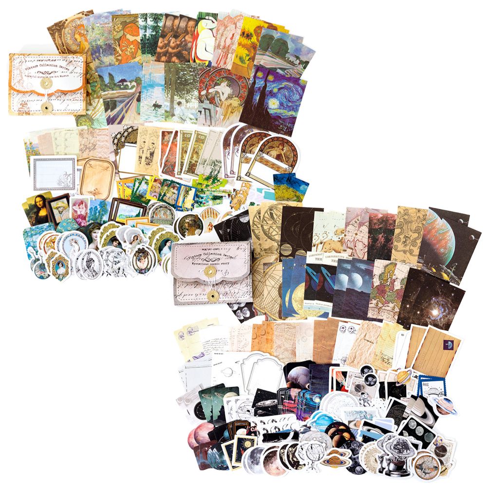 Craft 300 Piece All Inclusive Cool Scrapbooking Journaling Jumbo Kit ...