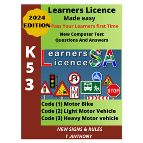 2024 Edition K53 Learners Licence SA Test Book | Shop Today. Get it ...