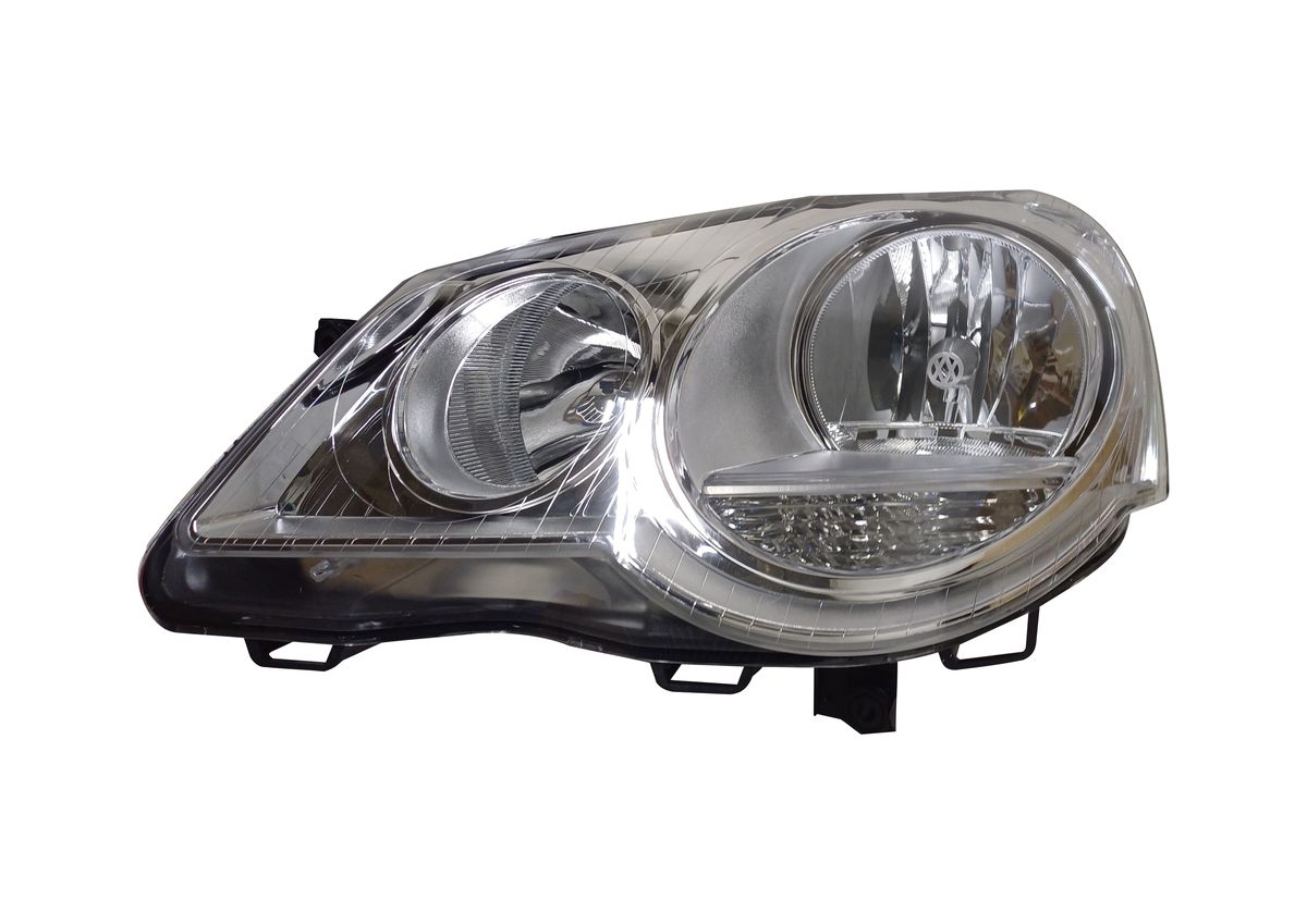 Left Side Headlight Compatible With VW Polo Facelift 9N - 2005-2009 ...