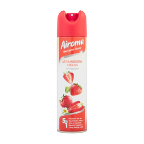 Airoma - Strawberry Fields Aerosol Air Freshener 6x 210ml Pack | Shop ...