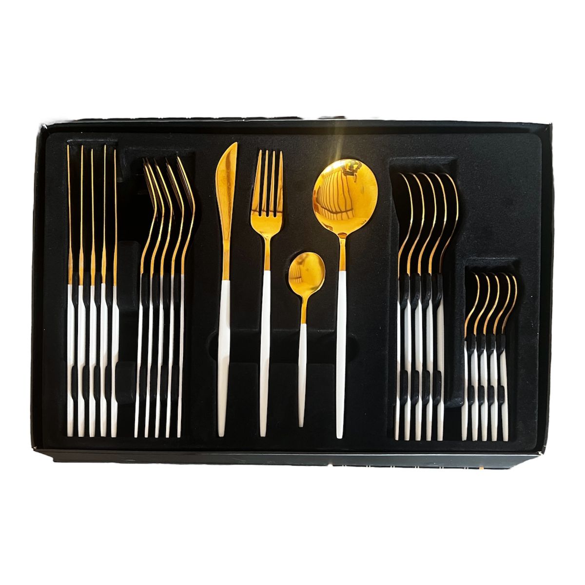 24 Piece Stainless Steel Flatware Set | Shop Today. Get it Tomorrow ...
