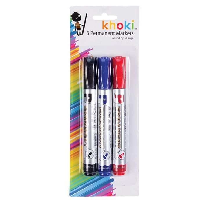 Pack of 3 Permanent Markers - Round Tip | Shop Today. Get it Tomorrow ...