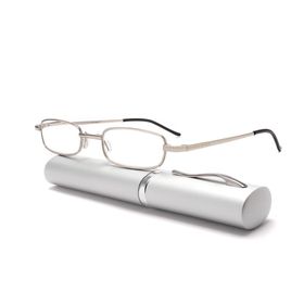 Sophie Moda Reading & Anti-Blue Light Glasses - Noah (Silver) | Shop ...