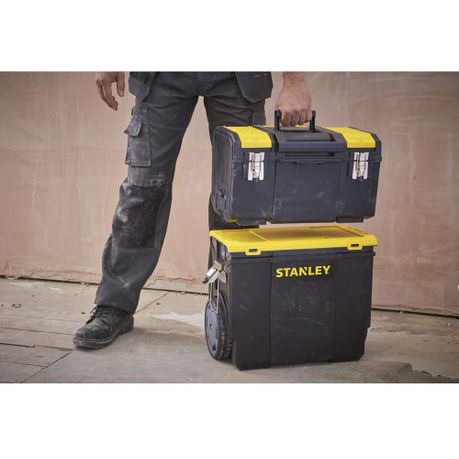 Stanley Tool Box With Wheels Stanley 3 In 1 Mobile Work Center