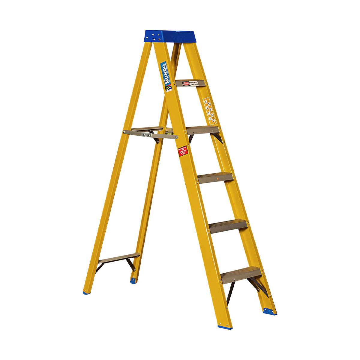 Mundo - 6 Step Ladder Single Sided - Full Fibreglass | Shop Today. Get ...