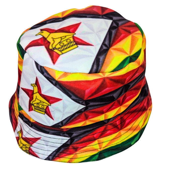 Proudly Zimbabwean Flag Reversible African Bucket Hat | Shop Today. Get ...