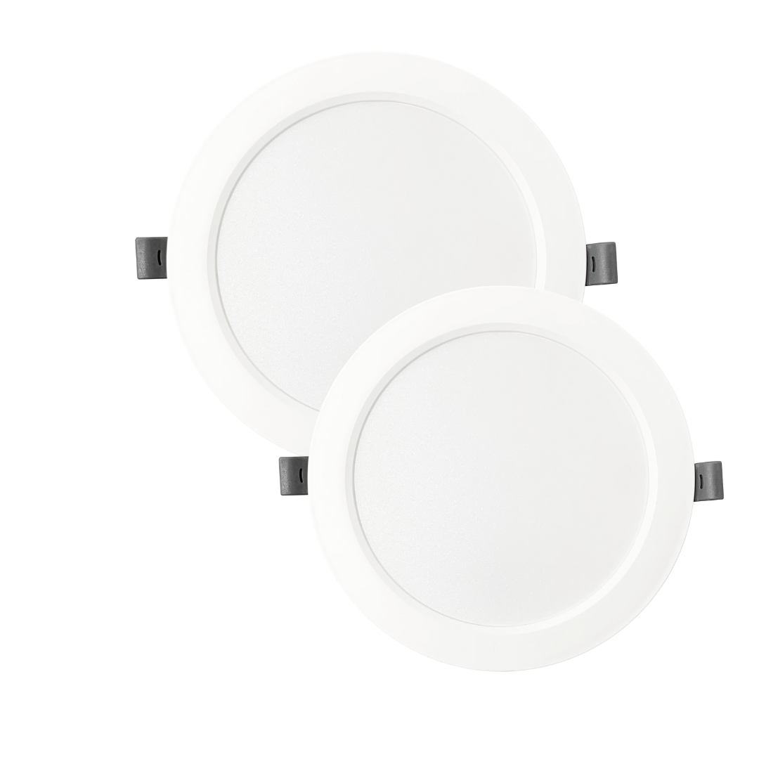 2x 12w Slimline Panel Downlighters with Integrated LED and driver | Shop Today. Get it Tomorrow ...