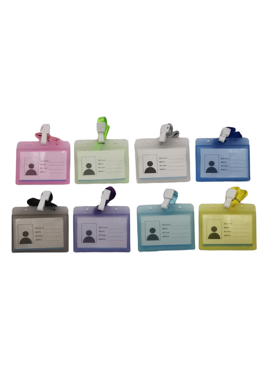 8pcs Id Employee Vip Press Event Name Card Holders with Neck Rope ...