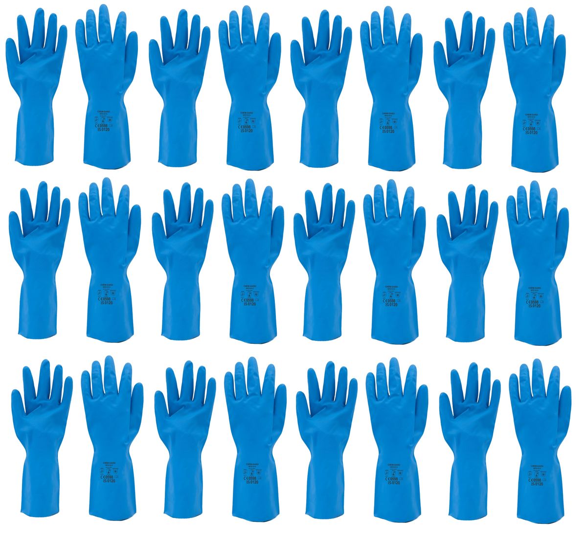 Nitrile Flock Lined Gloves Blue - 12 Pack | Shop Today. Get it Tomorrow ...