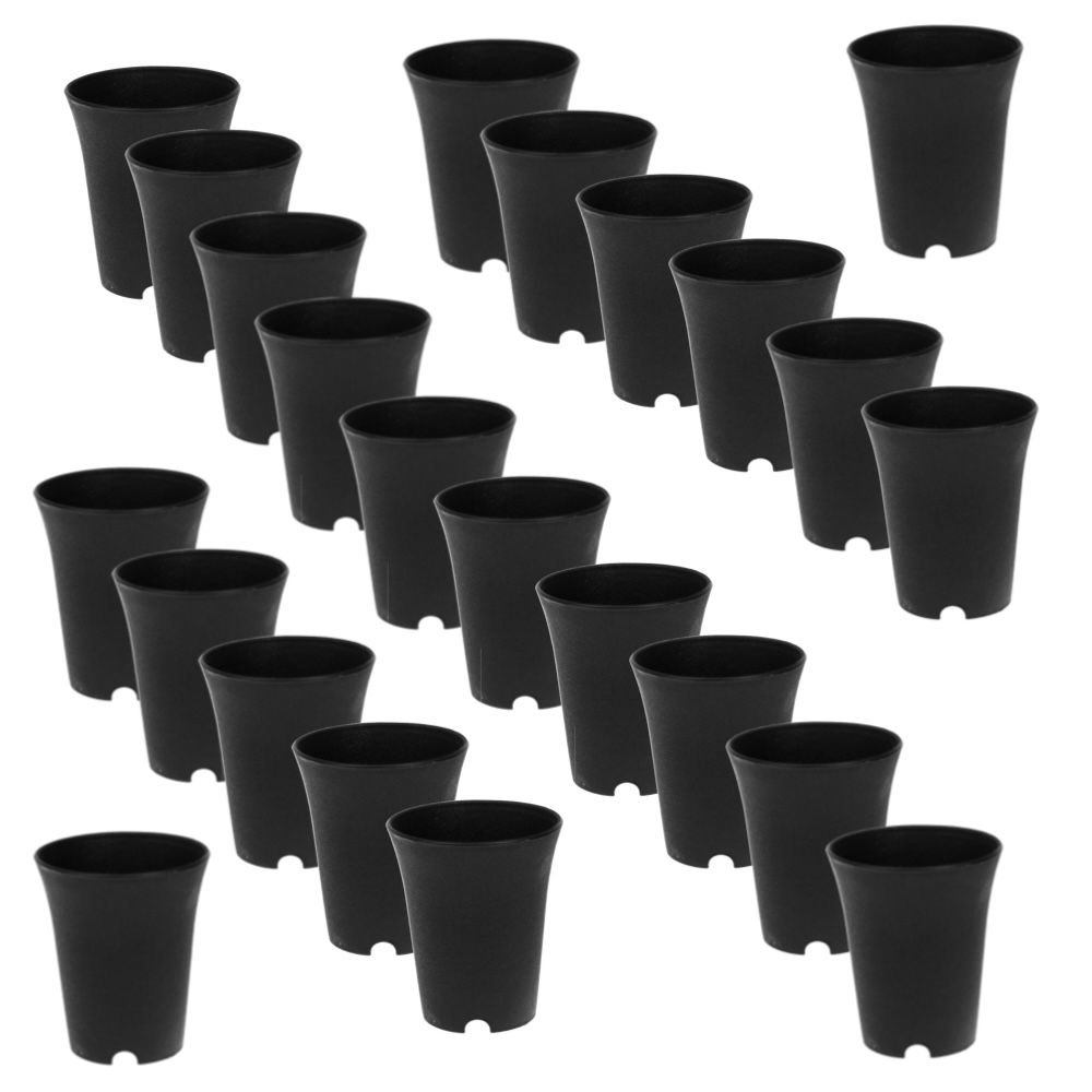 Garden Decor Modern Plastic Flower Pot Round (9cm) - Set of 24 | Shop ...