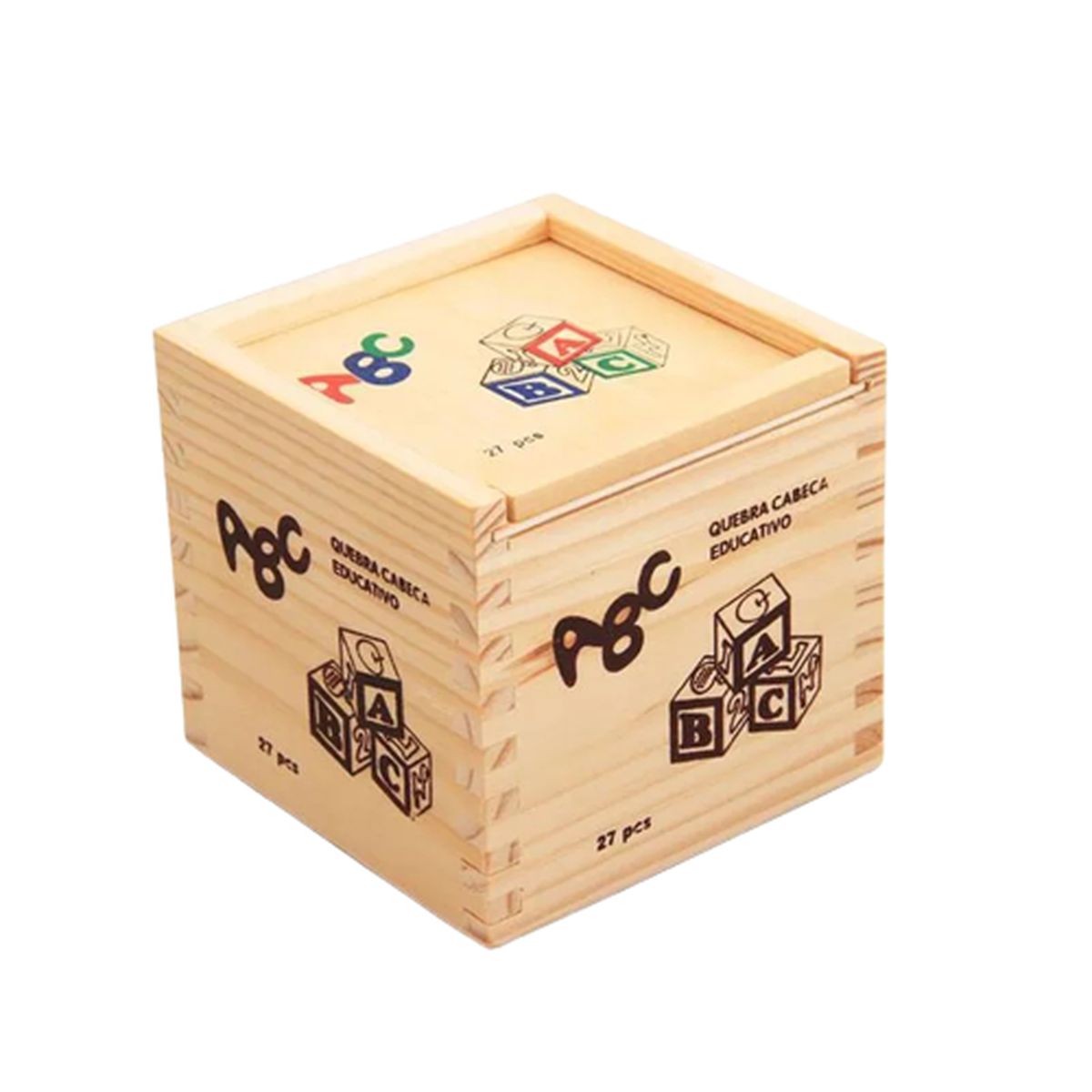 Educational Wooden Blocks In A Storage Box | Shop Today. Get it ...