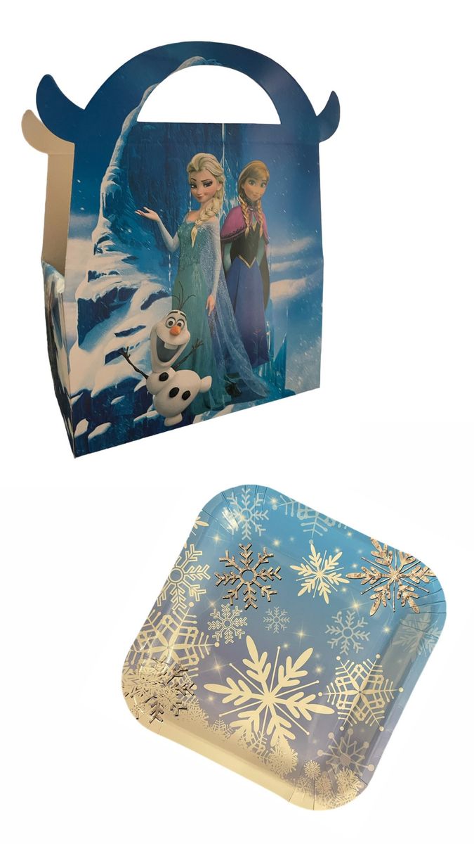 Frozen Themed Party Boxes and Paper Plates - 10 Piece | Shop Today. Get ...