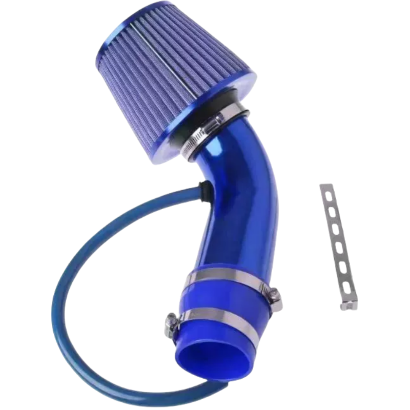 76MM Universal Car Cold Air Intake Cone Filter Kit Aluminum | Shop ...