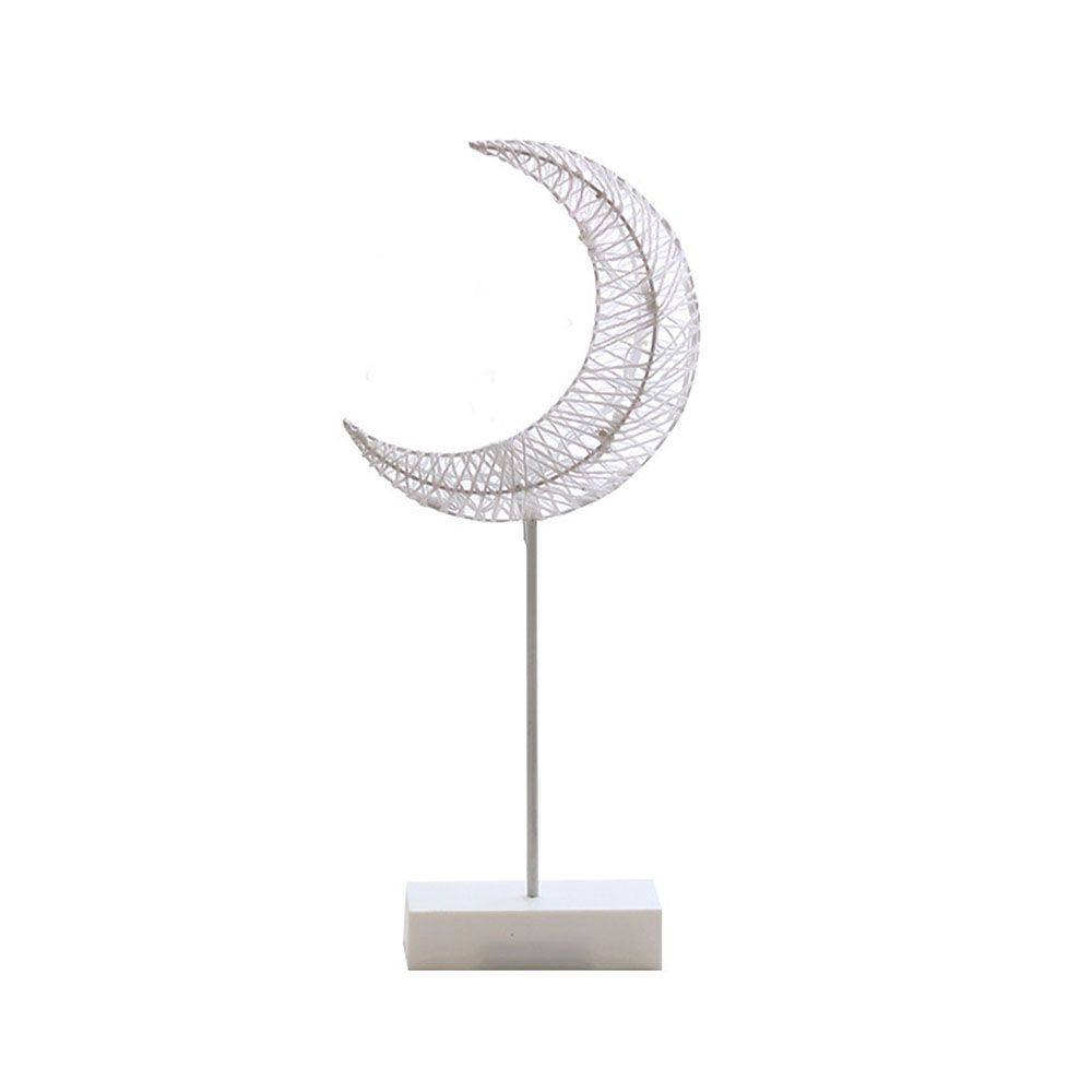 Moon Shape Night Light Romantic Table Lamp Bedside Desktop LED ...