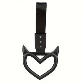 Heart Horns Themed Car Bumper Style JDM Strap - Tsurikawa Styling ...