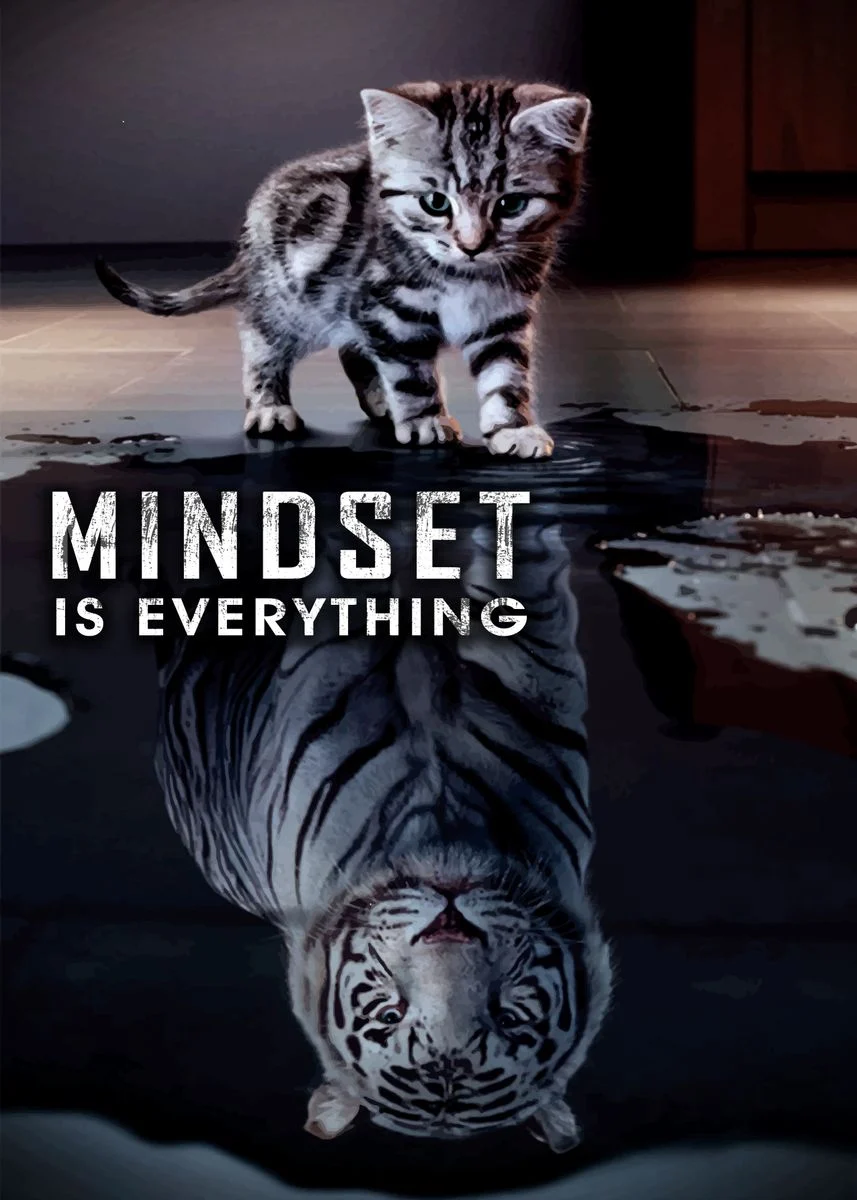 Motivational Canvas Wall Art - Mindset Is Everything 02 Artwork | Shop ...
