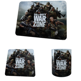 Call of Duty - Warzone Background - Coffee Mug, Coaster, and Mouse Pad ...