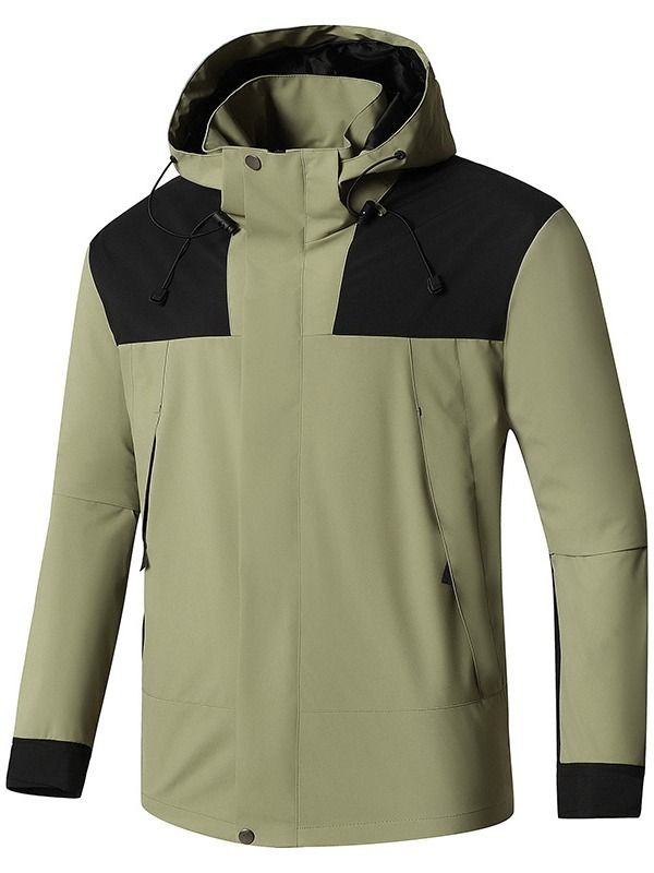 Jacket Windproof Outdoor Puffer Waterproof Windbreaker Warm Coat Hooded | Shop Today. Get it ...