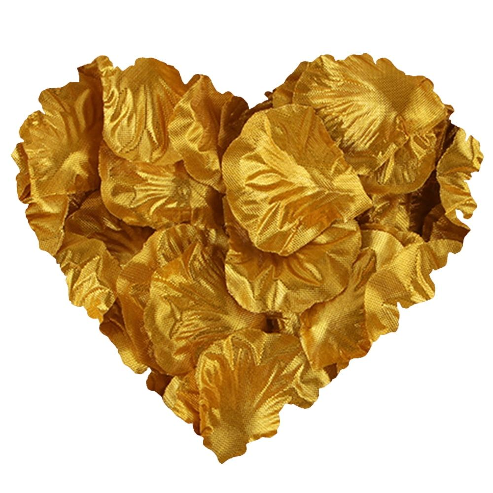 1000 Pieces Simulated Artificial Rose Petals-Gold | Shop Today. Get it ...