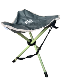 CampMaster Portable Compact 100 Tripod Chair Stool 90kg Weight Support ...
