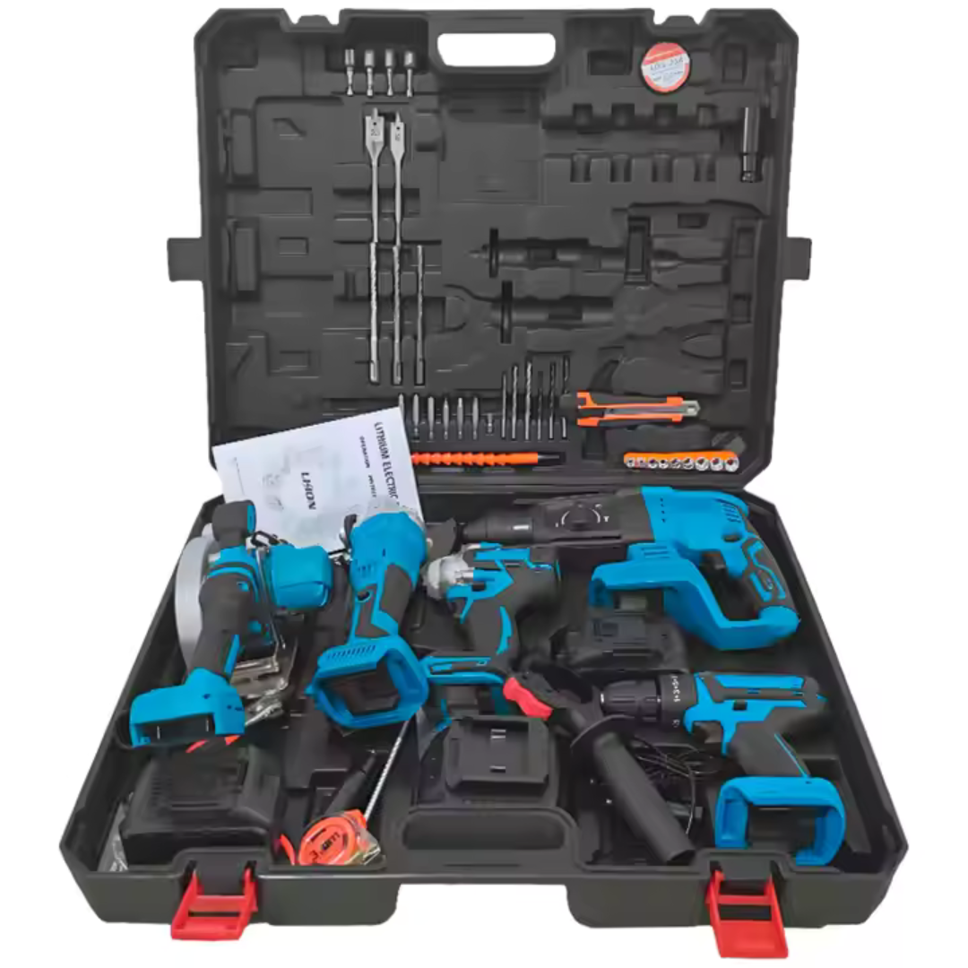 Cordless Power Tool Combo Kit with 2 Batteries and Carrying Case | Shop ...